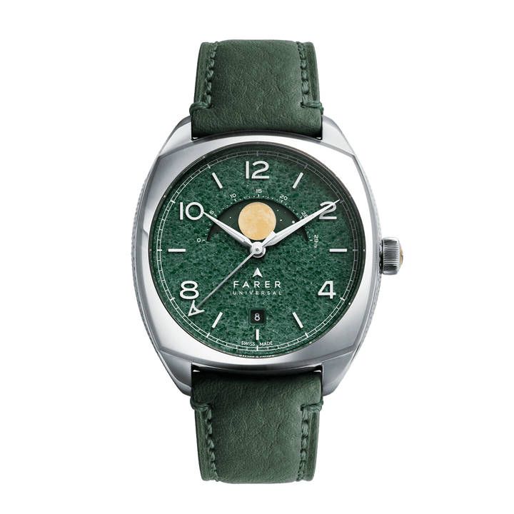 Farer EU - Discovery - 39.5mm Swiss-Made Three Hand Automatic Watch ...