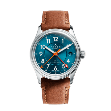 Farer EU - Halley Moonphase - 38.5mm Swiss-Made Manual Wind Watch ...