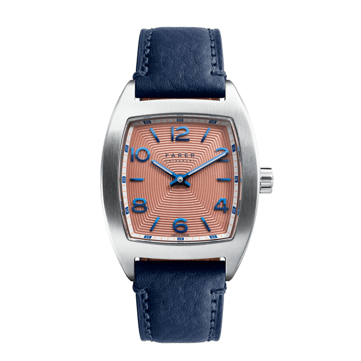 Farer EU - Halley Moonphase - 38.5mm Swiss-Made Manual Wind Watch ...